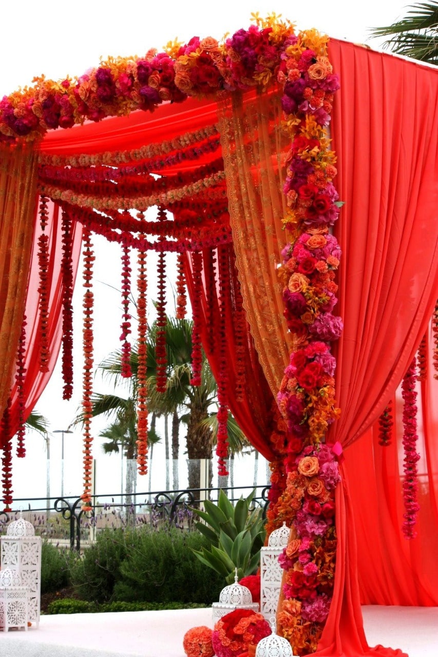 A Garden -Themed Mandap Wedding Planning